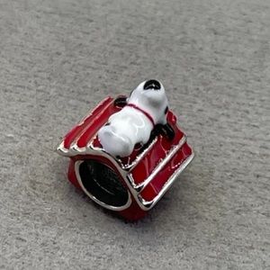 Pandora | Jewelry | Peanuts Snoopy On Doghouse Enamel 925 Charm | Poshmark